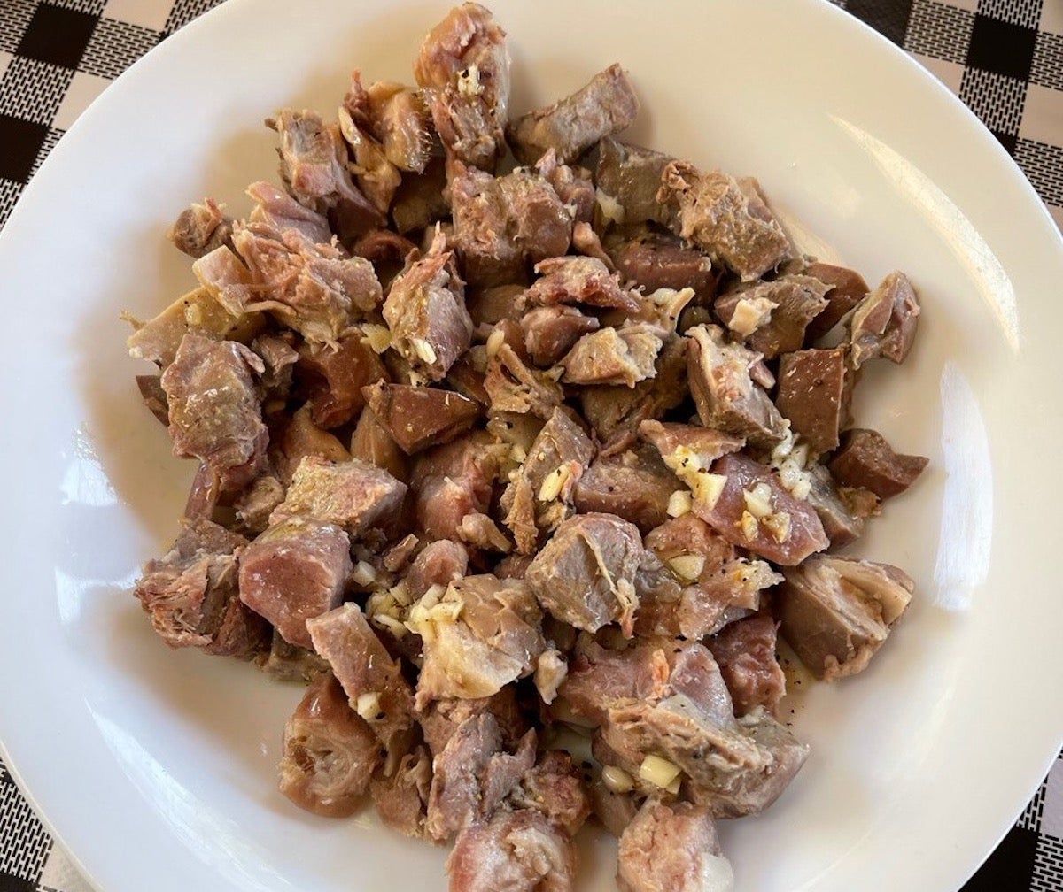 Aperitius de somni: Carn de perol amanida