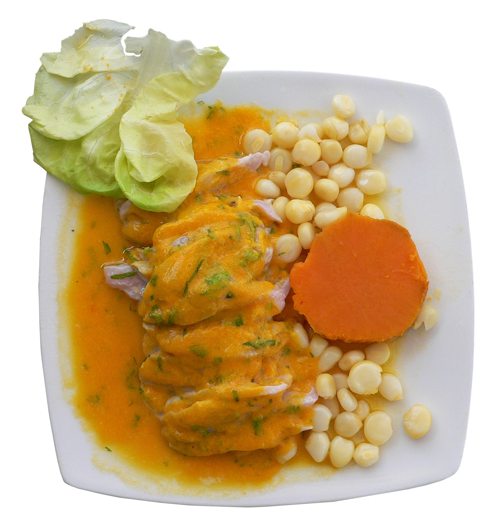 Aperitius de somni: Tiradito de corball